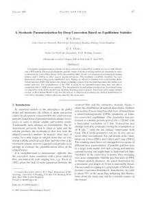 Pdf Estimations Of Mass Fluxes For Cumulus Parameterizations From High Resolution Spatial Data