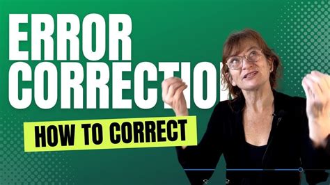 Error Correction In English Teaching Part 3 How To Correct In 2023