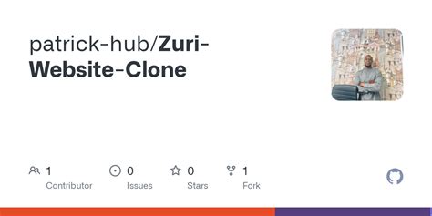 GitHub Patrick Hub Zuri Website Clone