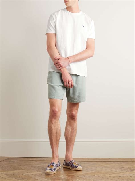 White Logo Embroidered Cotton Jersey T Shirt POLO RALPH LAUREN MR