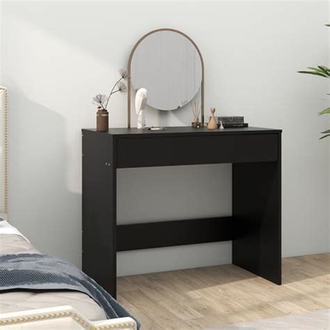 Panana Vanity Table Set With Mirror And Cusion Stool Dressing Table