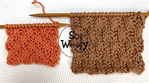 How To Knit The Basketweave Stitch Pattern Versions