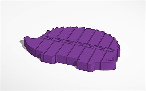 3d Design Flexible Hedgehog Tinkercad