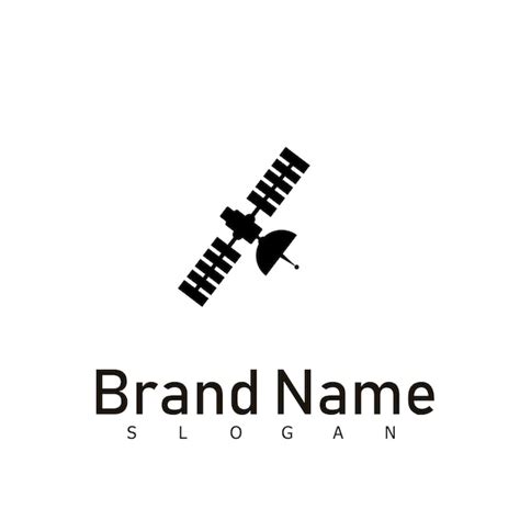 Tecnología De órbita De Señal Satelital Vector Premium