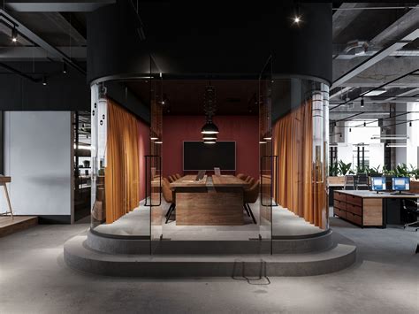 Office Visualization Work By Reference On Behance