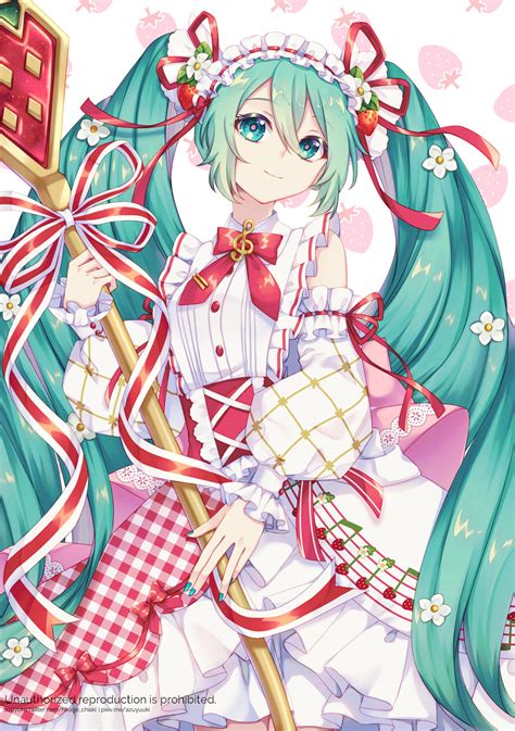Strawberry Miku By Azuyuki On Deviantart