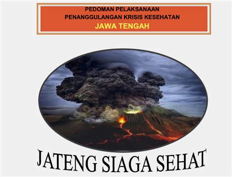 Pedoman Pelaksanaan Penanggulangan Krisis Kesehatan Jawa Tengah Pusat