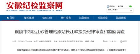 涉嫌严重违纪违法 安徽两名干部被查凤凰网安徽凤凰网