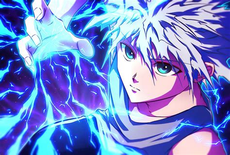 Killua Zoldyck Lightning Digital Art By Nguyen Hai Fine Art America