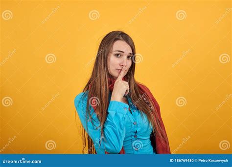 Index Finger On Lips Silence Gesture Shhh Quiet Asks For