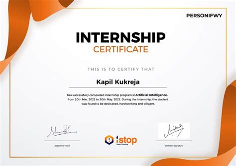 Kapil Kukreja On Linkedin Internship Engagement