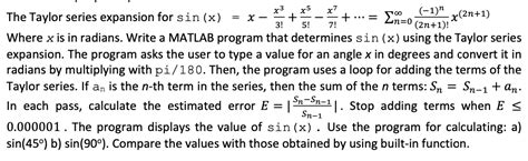 solved the taylor series expansion for