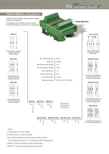 Rj45 Interface Modules Connectwell Industries Pdf Catalogs