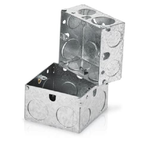 Shop Galvanized Steel Switch Box Dimensions 72×72 Mm Depth 35 Mm Thickness 0 9 Mm Alfanar