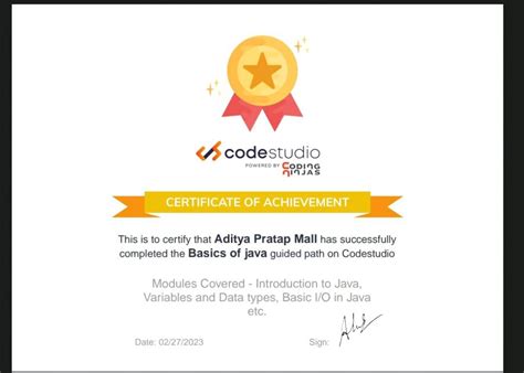 aditya pratap mall on linkedin successfully completed the basics java