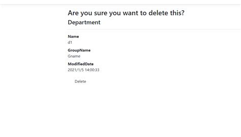 Aspnet Mvc Delete Method Pass An Id Model To The Controller Stack