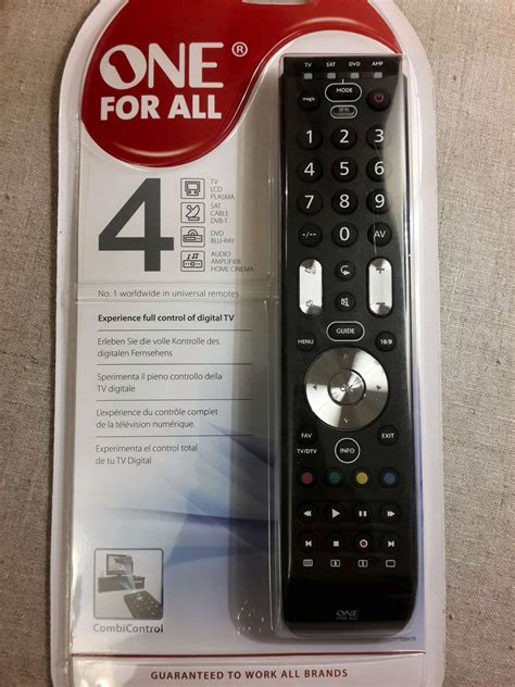 Пульт ДУ One For All URC7140 Essence 4, (4 устройства) — купить в ...