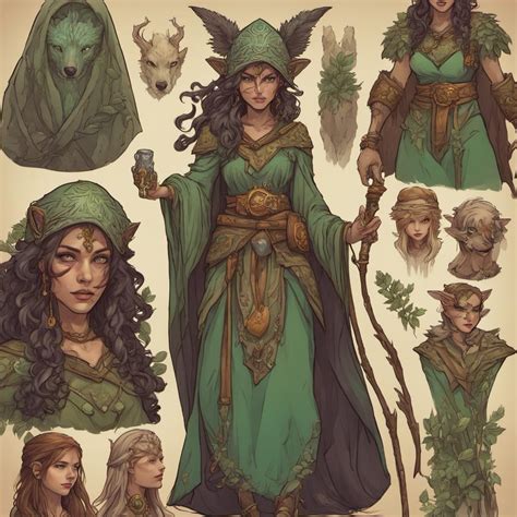 Druid Woman By Thobita3 On Deviantart