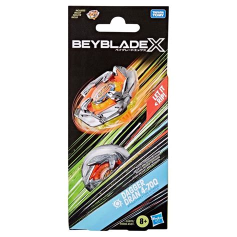 Beyblade X Dagger Dran 4 70q Booster Pack Set Beyblade