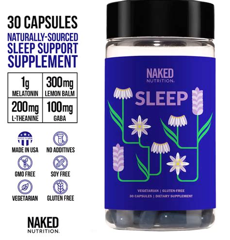 Sleep Aid Supplement From Naked Nutrition Saving You Dinero
