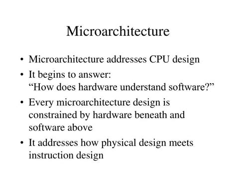 ppt microarchitecture powerpoint presentation free download id 5511095