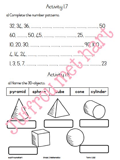 2021 Grade 2 Intervention Term 1 Juffrou Met Hart