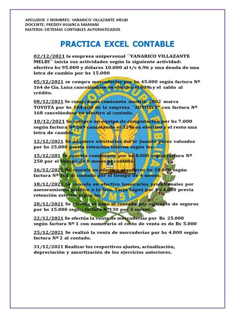 Practica Excel Pdf
