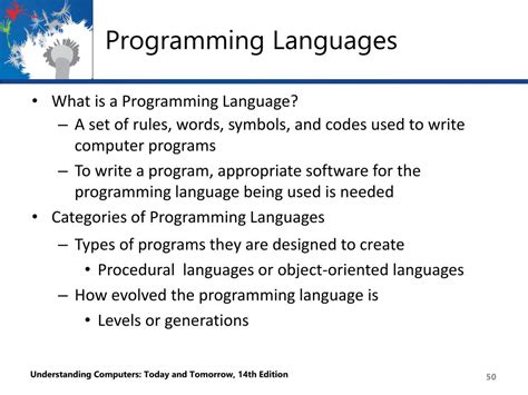 Ppt Chapter 13 Program Development And Programming Languages