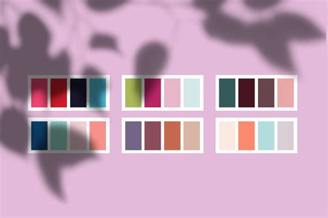 Procreate Farbpalette Floral Colorset Procreate Farben Floral