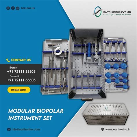 Earthortho Ss316l Shoulder Joint Prosthesis Instrument Full Leg At Rs
