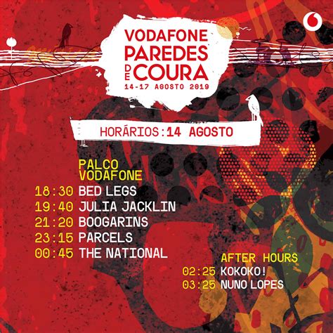 Arte SonoraVodafone Paredes de Coura 2019 Horários Arte Sonora