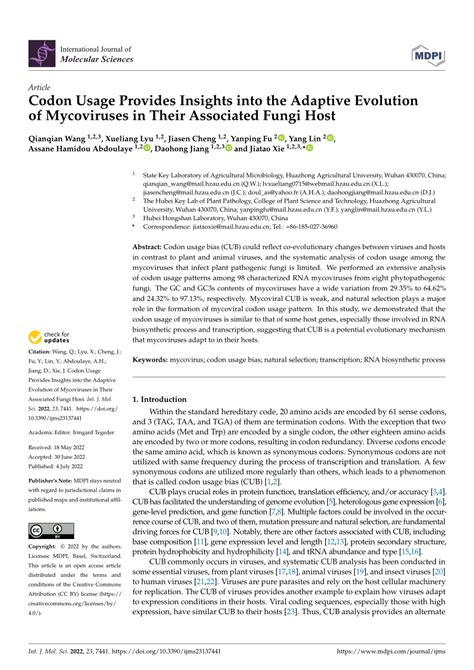 Pdf Codon Usage Provides Insights Into The Adaptive Evolution Of