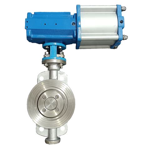 Triple Eccentric Electric Actuator Operation Metal Hard Seal Butterfly