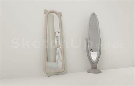 16704 Free Sketchup Mirror Model Download