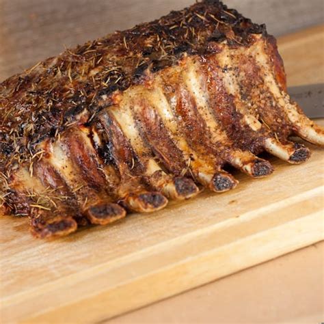 Herb Crusted Pork Rib Roast Art And The Kitchen