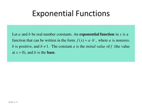 PPT Chapter 3 Exponential Logistic And Logarithmic Functions