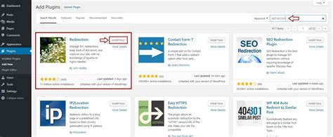 how to set up redirection in wordpress