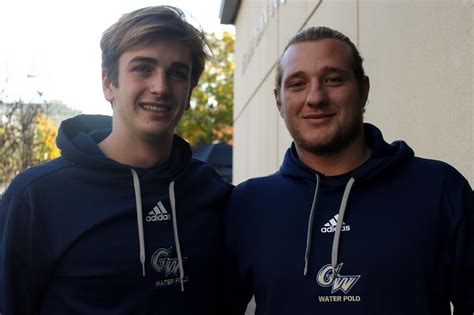 Water polo stars flanking GW pool as dynamic duo through stellar winning streak – The GW Hatchet