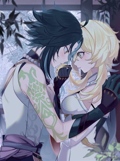 Lumine And Xiao Genshin Impact Drawn By Wapeul030 Danbooru