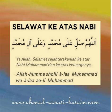 Selawat Nabi Yang Ringkas Rumi Selawat Nabi Himpunan Selawat Lengkap
