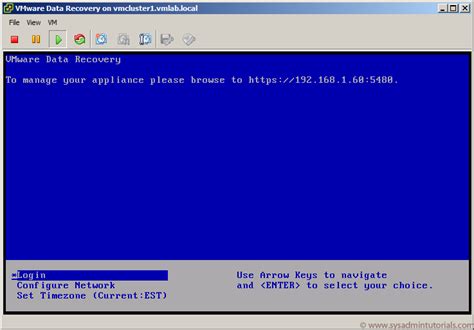 Setting Up Vcenter 4 Data Recovery