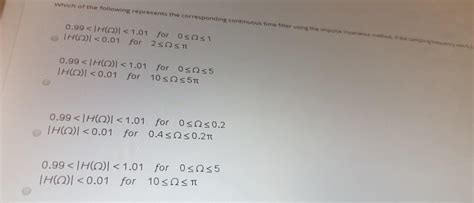 Solved Consider The Following Discrete Filter Chegg