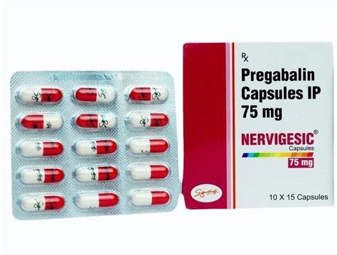 75mg Nervigesic Pregabalin Capsules At ₹ 2000 Box Pregabalin Capsules In Raipur Id