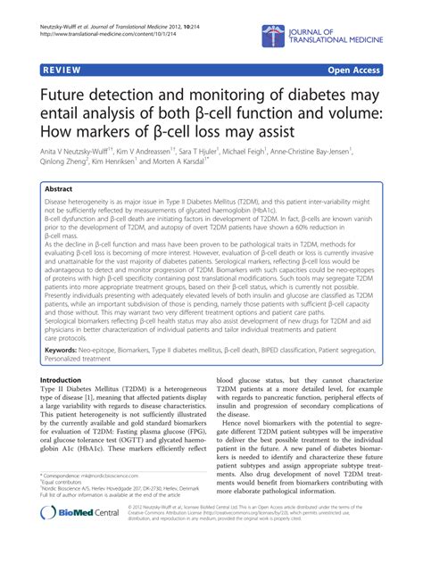 Pdf Future Detection And Monitoring Of Diabetes May Entail Analysis