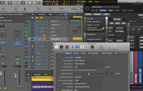 not working in logic pro x windows mac midi guitar and midi bass user