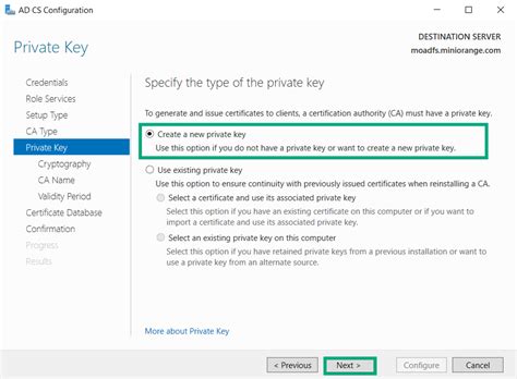 Install An Active Directory Certification Service Adh Arenadata Docs