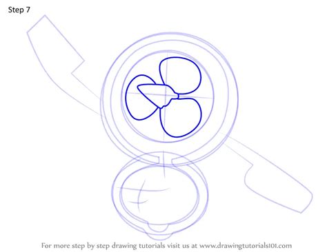 Step By Step How To Draw Fan Rotom From Pokemon Drawingtutorials