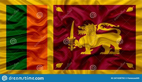 Sri Lanka National Flag And Politics Stock Illustration Illustration