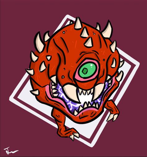 Cacodemon By Splatmastrj On Deviantart