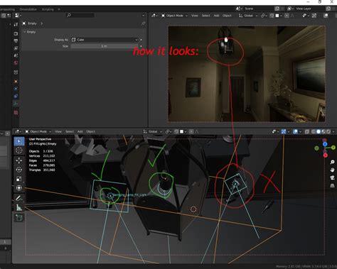 exclude mesh being lit from a light source 💡 lighting and rendering